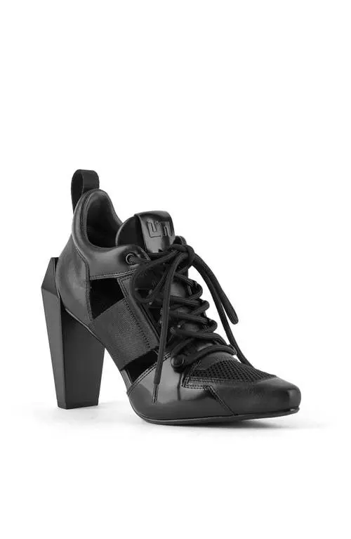 United Nude Gem Sporty Hi Heel Sneakers - Black