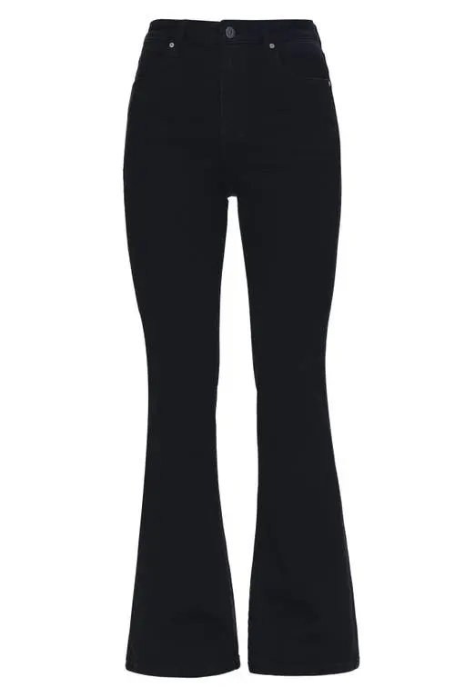 BAYEAS High Waist Flare Jeans - Solid Black