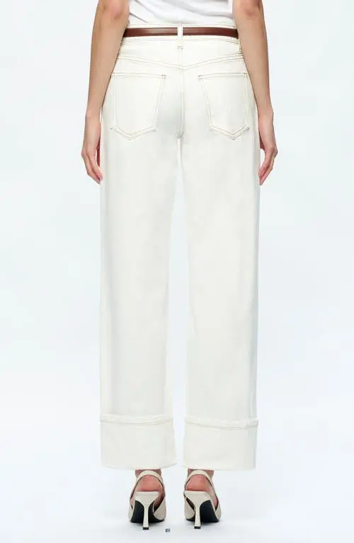BAYEAS Michelle Deep Cuff Straight Jeans
