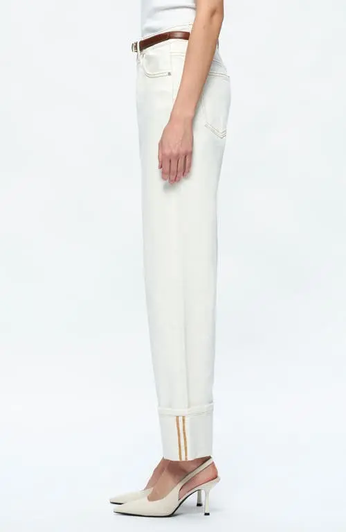 BAYEAS Michelle Deep Cuff Straight Jeans
