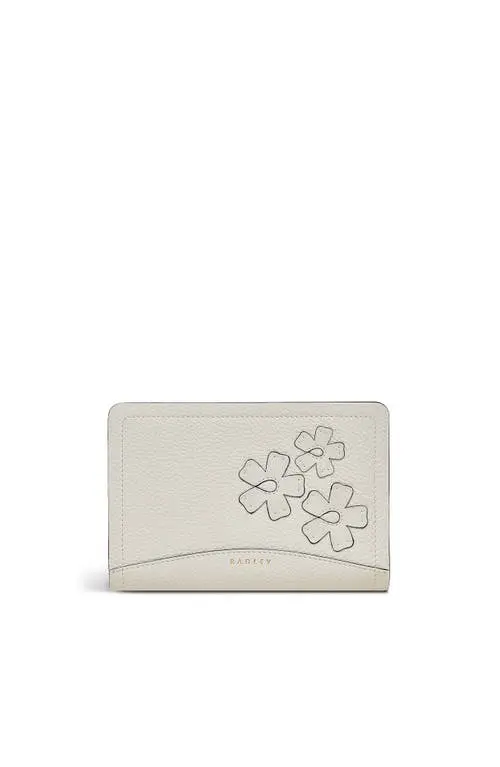 RADLEY The Chancerycutwork Floral Zip Around Wallet - Chalk