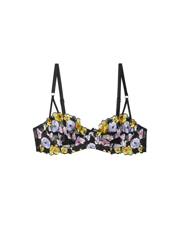 FLEUR DU MAL Eden Balconette Bra - Multi