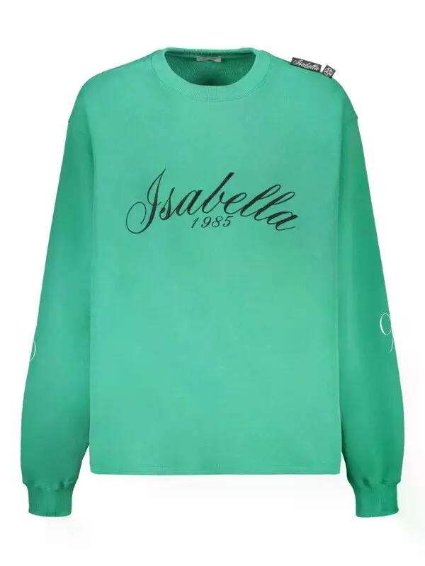 ISABELLA 1985 Logo-embroidered Sweatshirt