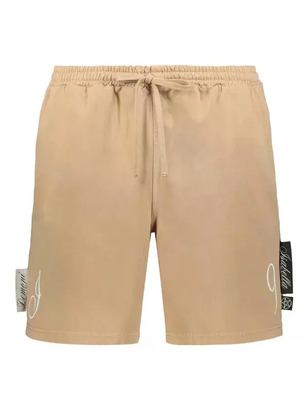 ISABELLA 1985 Cotton Bermuda Shorts - Neutrals