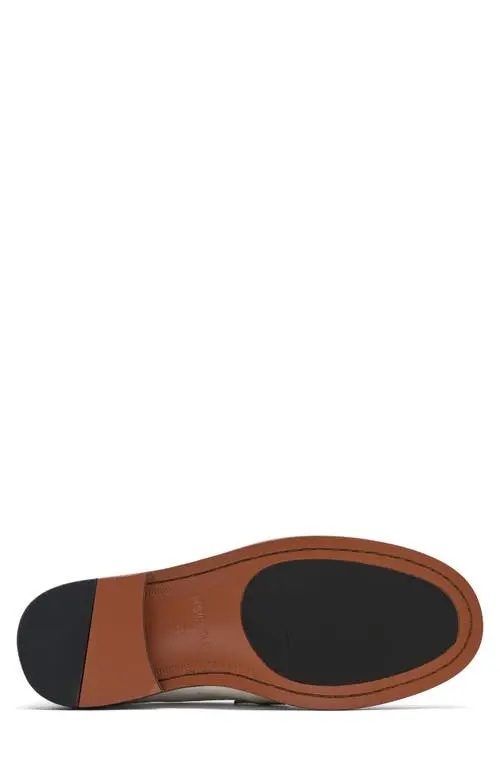 MARC NOLAN Boardwalk Bit Loafer - White Pebble
