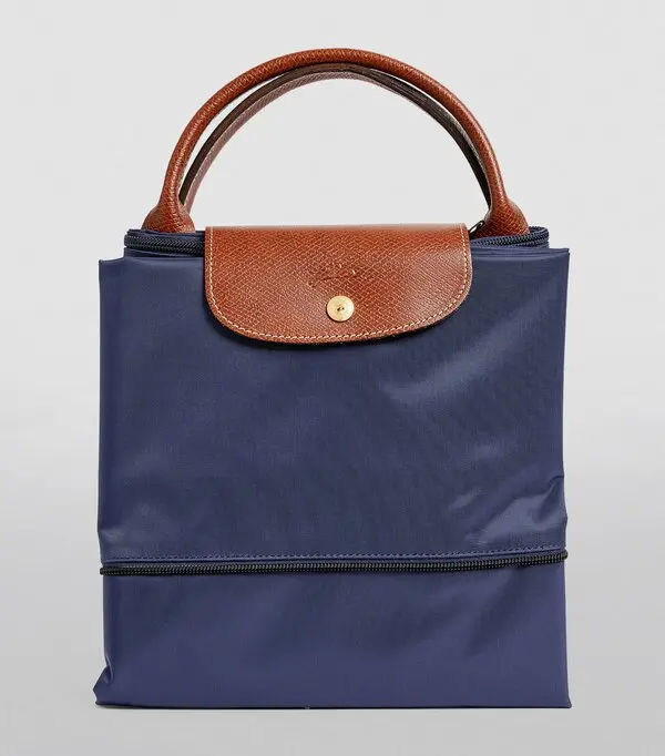 Longchamp Expandable Le Pliage Original Travel Bag - Navy