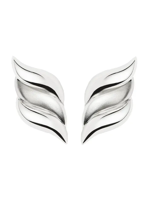 MISSOMA Savi Signature Oversized Stud Earrings - Silver