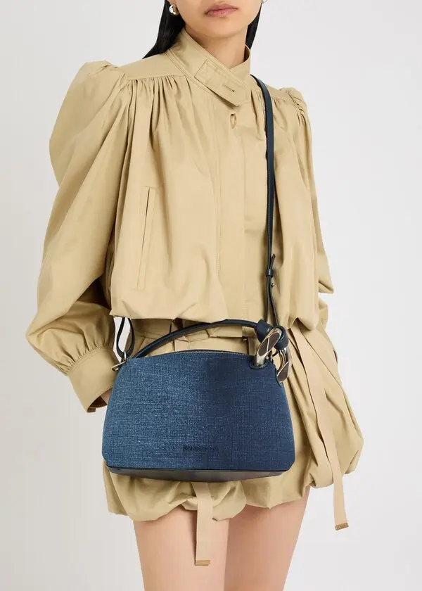 JW Anderson The Jwa Corner Denim Crossbody Bag