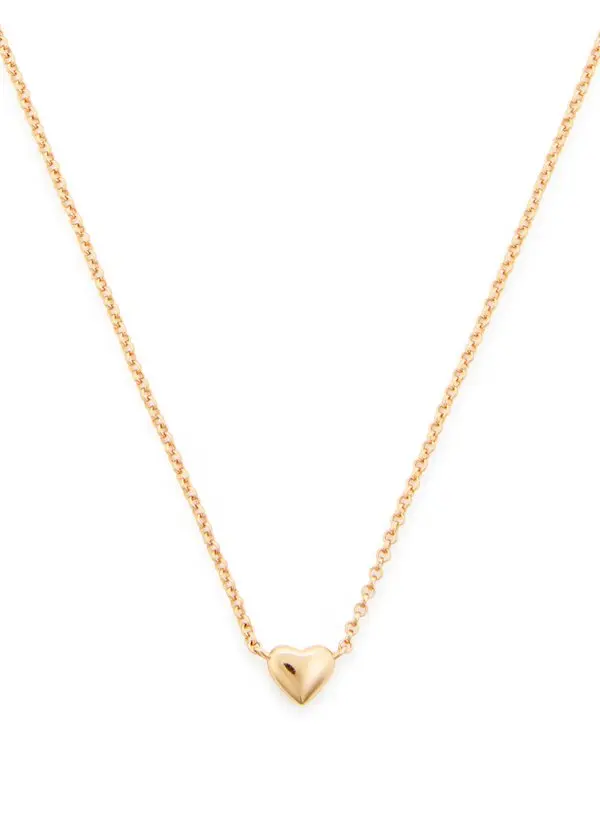 ASTRID & MIYU Heart 18kt -plated Necklace - Gold