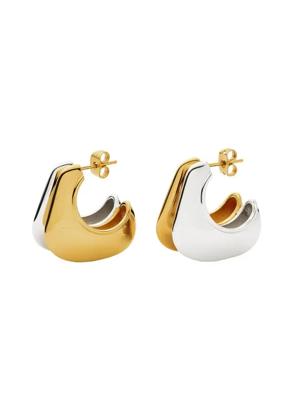 MISSOMA Hera Dome Double Hoop Earrings - Gold