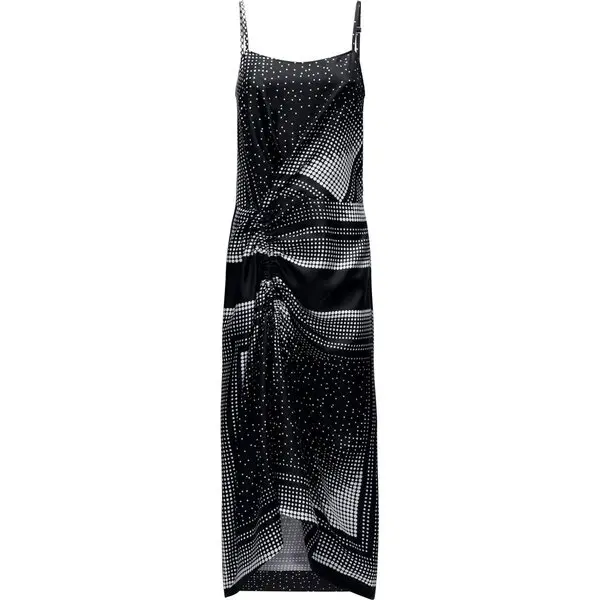 CALLAS MILANO Angie Camisole Midi Dress - Black