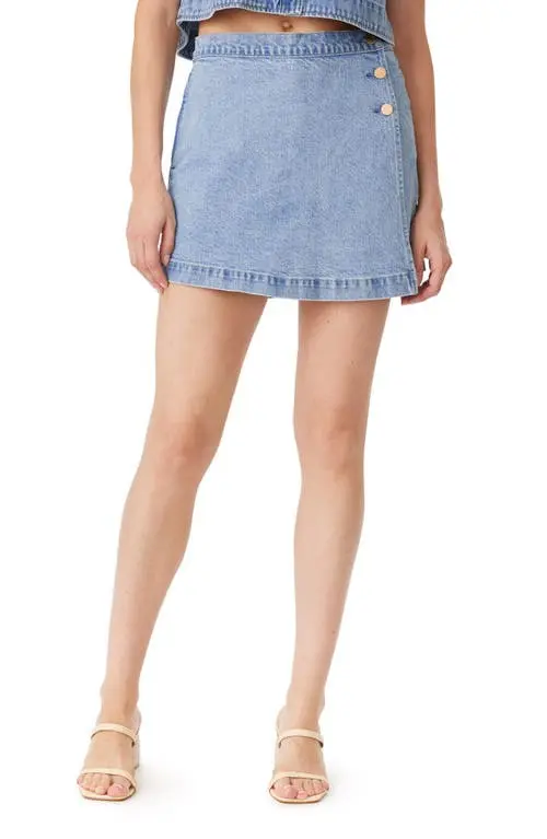 Habitual Denim Skort - Splash