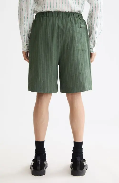 Scotch & Soda Striped Drawstring Shorts - Thyme