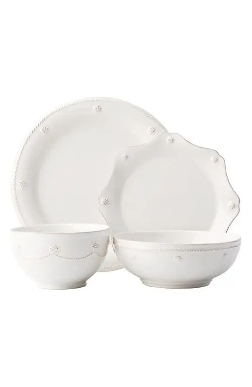 JULISKA Berry & Thread 4-piece Place Setting - Whitewash