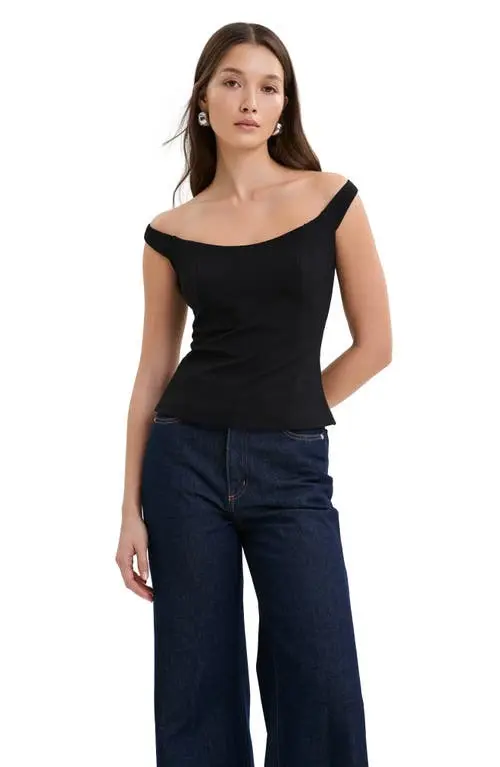 MARCELLA Eliana Off-the-shoulder Top