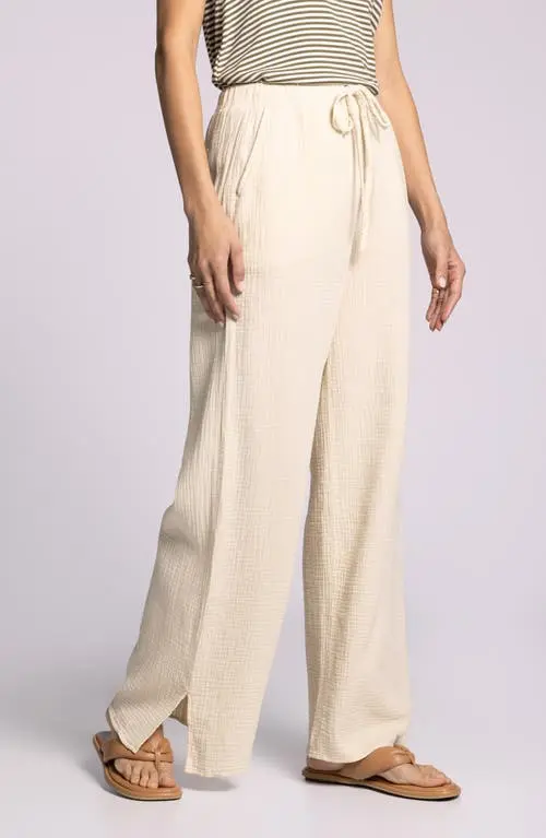 THREAD & SUPPLY Verna Wide-leg Pants - Bone