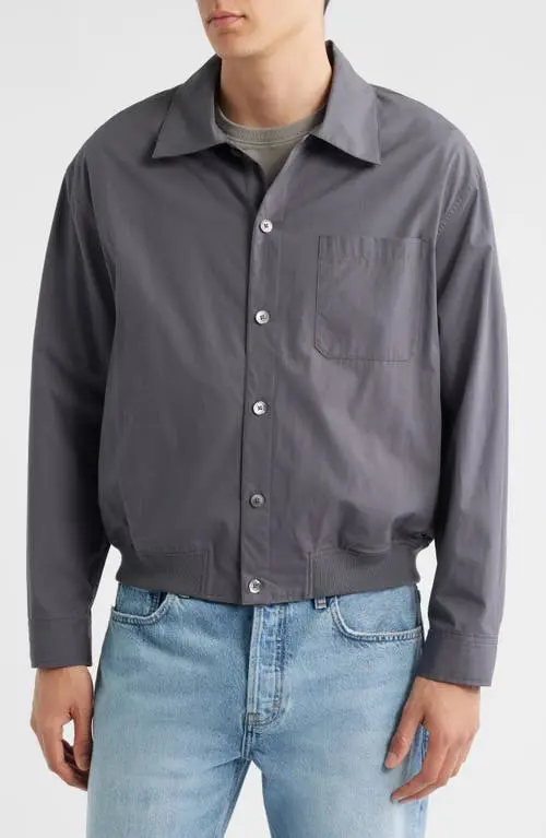 FRAME Cotton Jacket - Cloud Grey