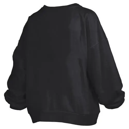 PRESSBOX Vanderbilt Commodores Janise Arch Over Logo Oversized Pullover Sweatshirt