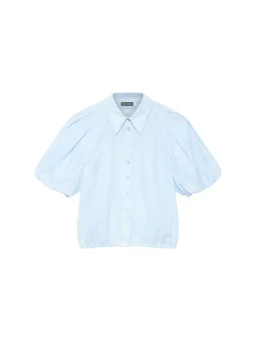 Mint Velvet Puff Sleeve Button-down Shirt