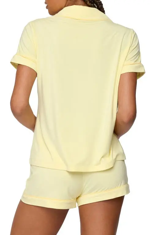 EDIKTED Tezlie Short Sleeve Button-up Shirt