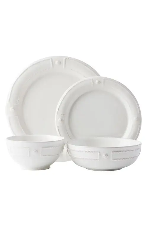 JULISKA Berry And Thread 4-piece Place Setting - Whitewash
