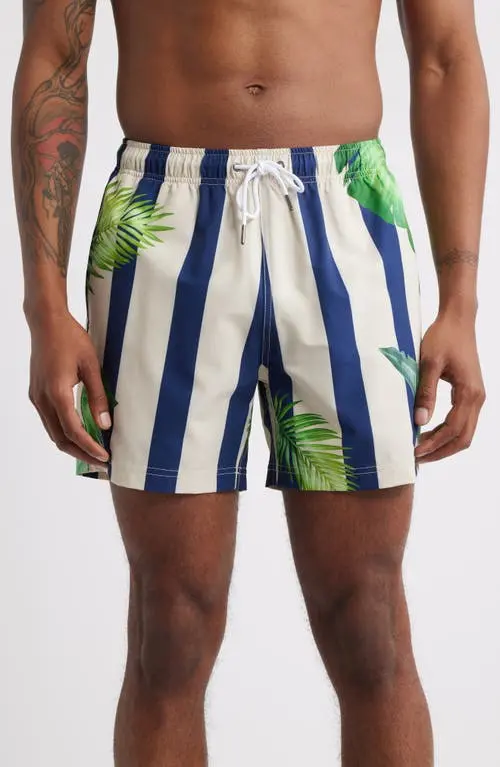 MAVRANS Striped Swim Trunks