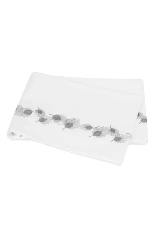 MATOUK Feather Flat Sheet - Platinum
