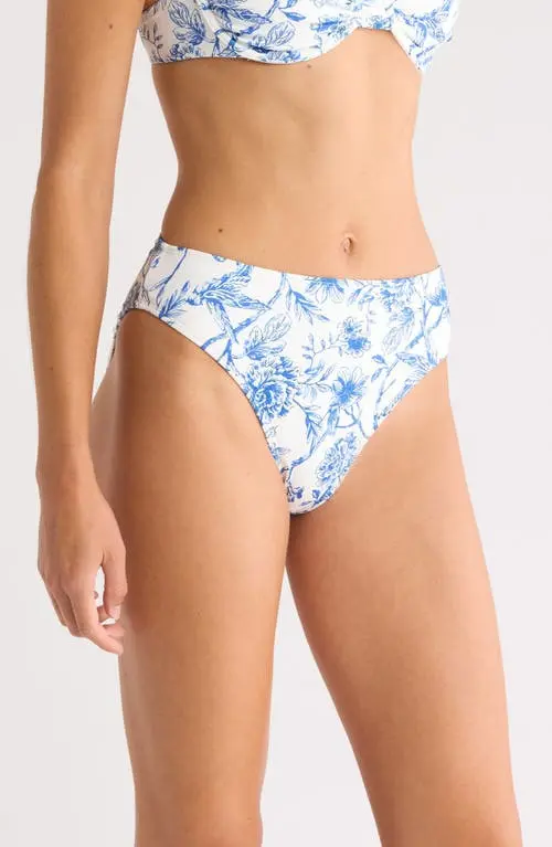 HUTCH High-waist Printed Bikini Bottom