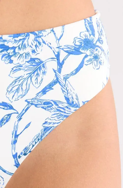 HUTCH High-waist Printed Bikini Bottom