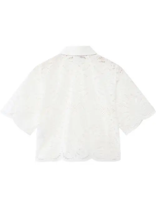 Mint Velvet Broderie Shirt