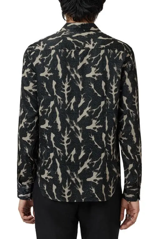 John Varvatos Ross Abstract Button-up Shirt