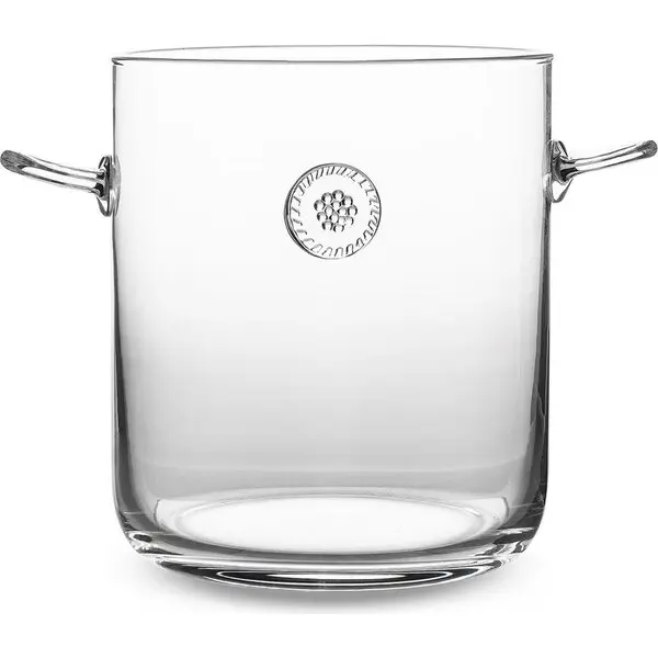 JULISKA Berry & Thread Ice Bucket With Tongs - Clear