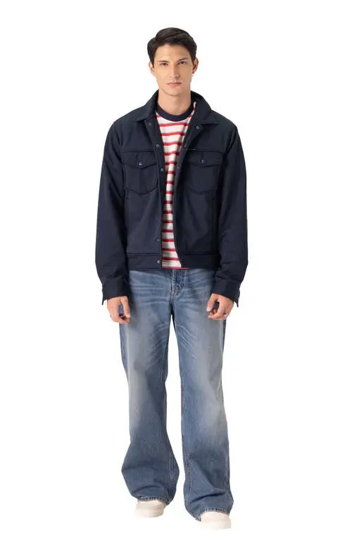 MEMBERS ONLY Soft Shell Shirt Jacket - Navy