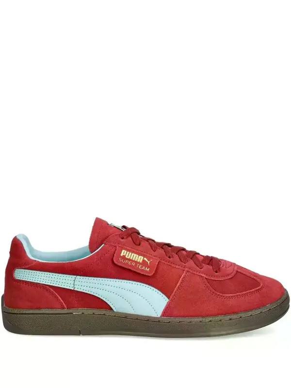 PUMA Super Team Suede Sneakers - Red