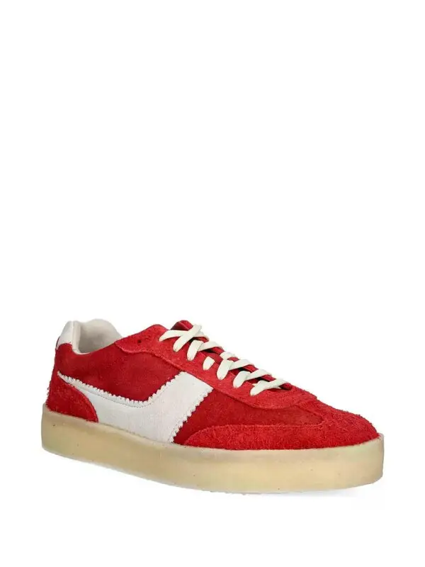 Clarks Tor 80 Suede Sneakers - Red