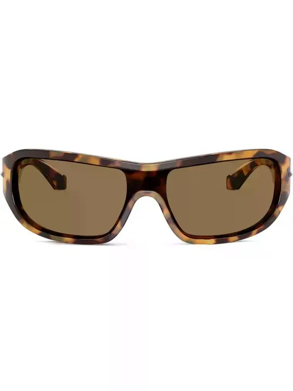 Dolce & Gabbana Shield-frame Sunglasses - Brown
