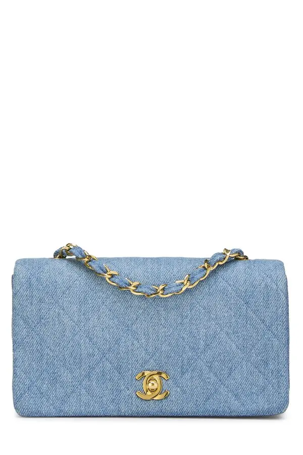 Chanel Quilted Denim Flap Bag