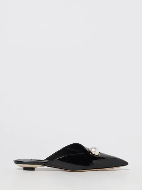 Casadei Pointed Toe Mules - Black