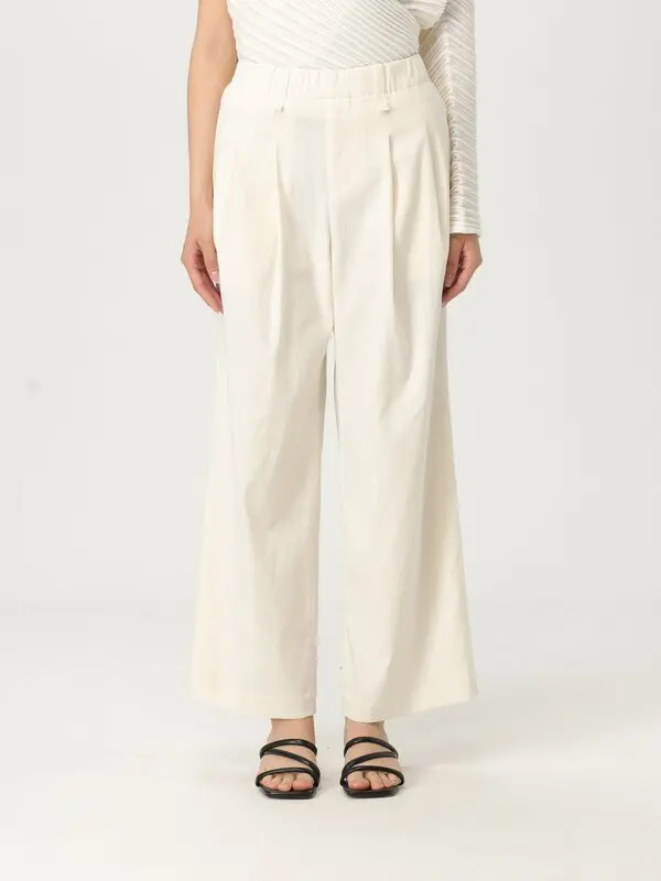 Issey Miyake Wide Leg Pants - White