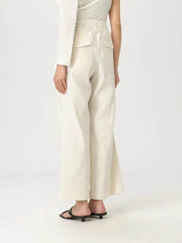 Issey Miyake Wide Leg Pants - White