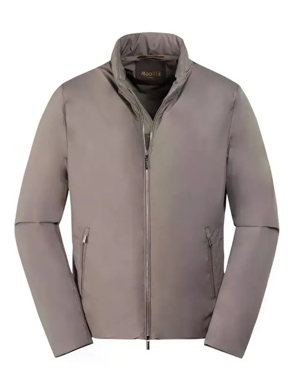 MOORER Alcide Bomber Jacket - Grey
