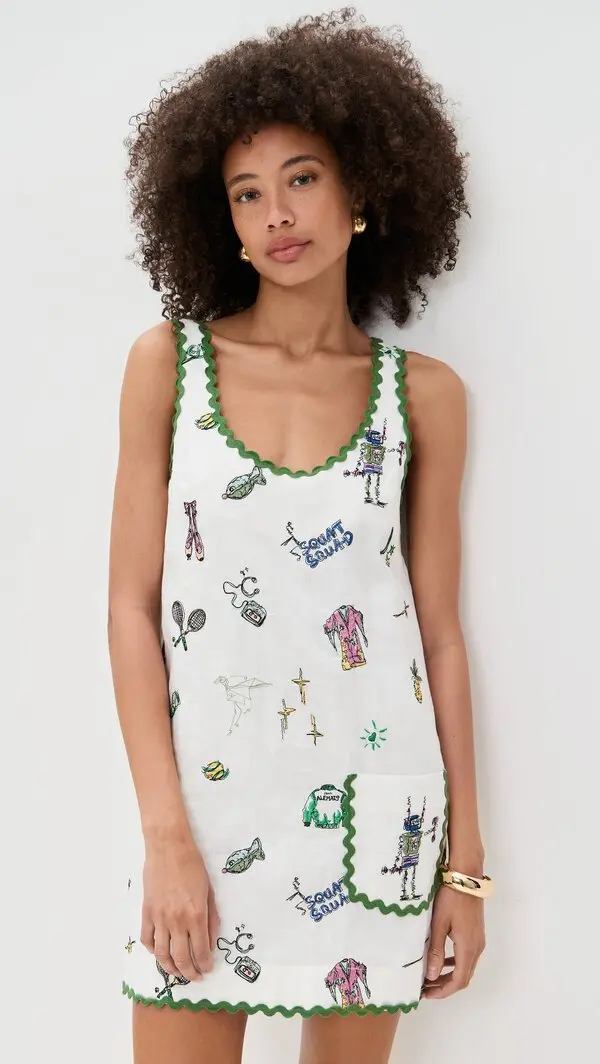 alemais play embroidered mini dress Play Embroidered Mini Dress