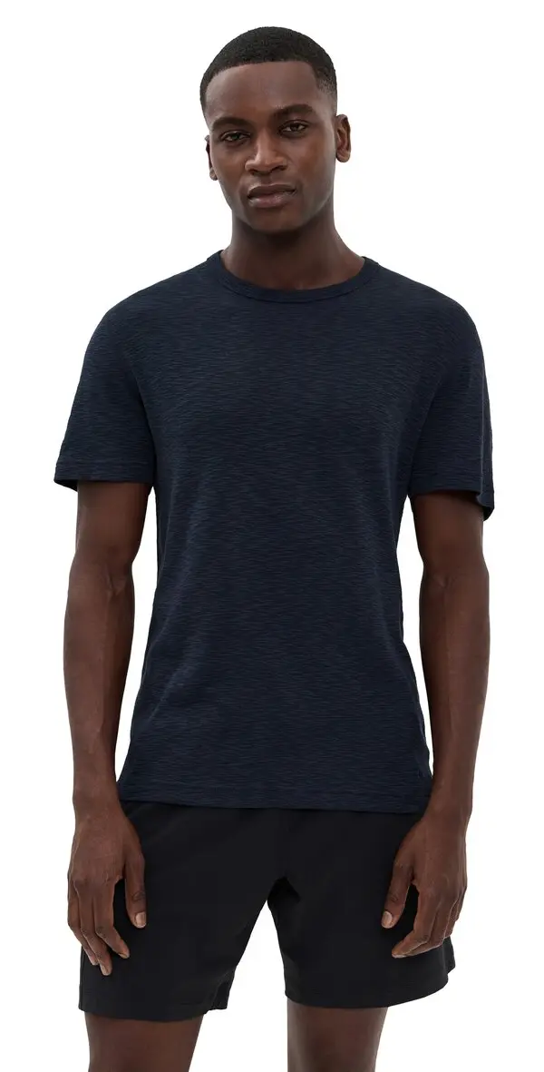 Reigning Champ 1x1 Slub Slim T-shirt - Navy