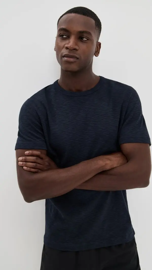 Reigning Champ 1x1 Slub Slim T-shirt - Navy