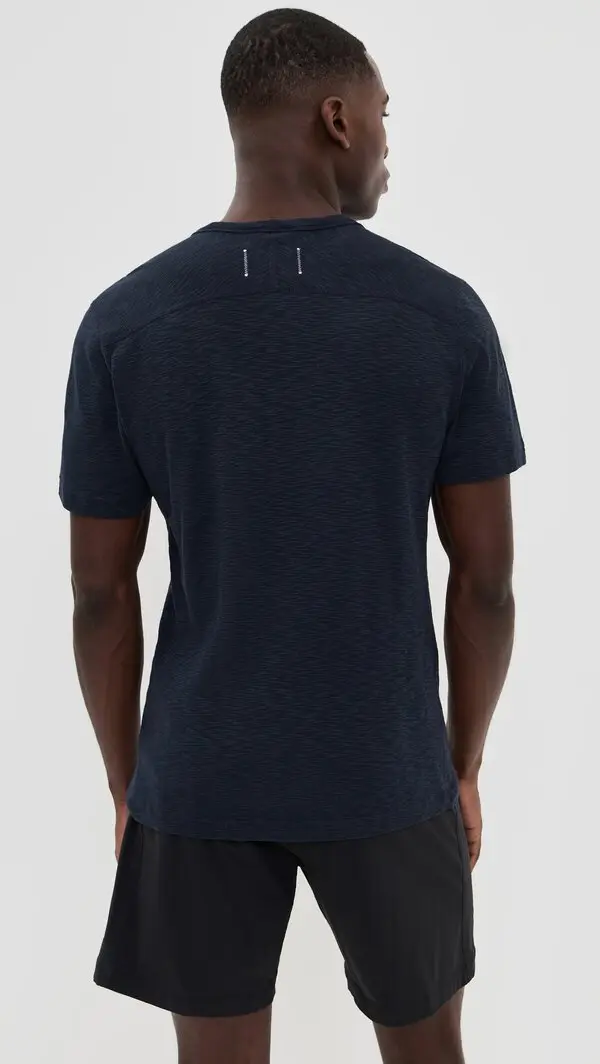 Reigning Champ 1x1 Slub Slim T-shirt - Navy