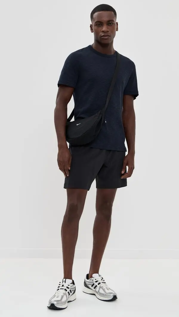 Reigning Champ 1x1 Slub Slim T-shirt - Navy
