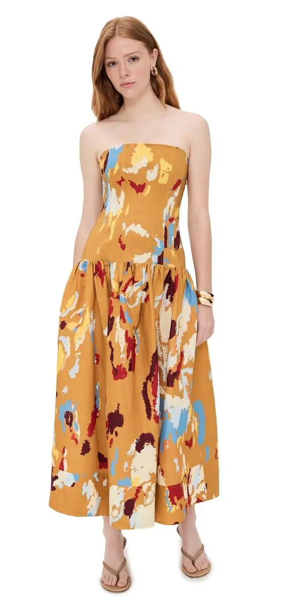 ruffle tank dress Ruffle Tank Night Dress in Story Book Floral main image 0