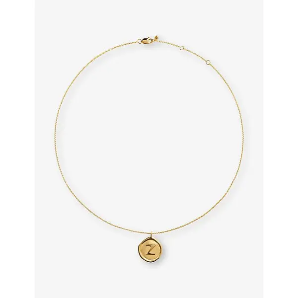 Monica Vinader Initial-z Vermeil Chain Necklace - Gold