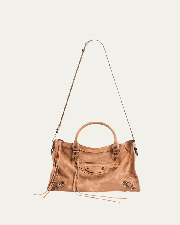 Balenciaga Le City Medium Tote Bag - Noce