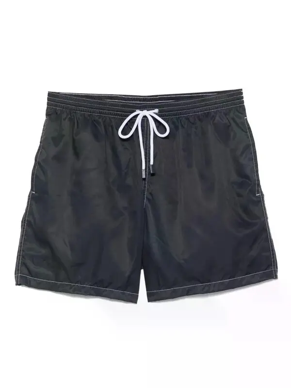 BARBA NAPOLI Drawstring-waist Swim Shorts - Black